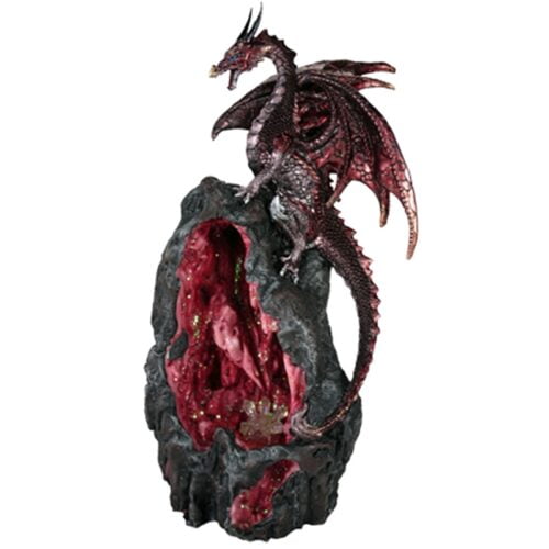 Dragon Red LED Cave Backflow Incense Burner - The Zen Shop