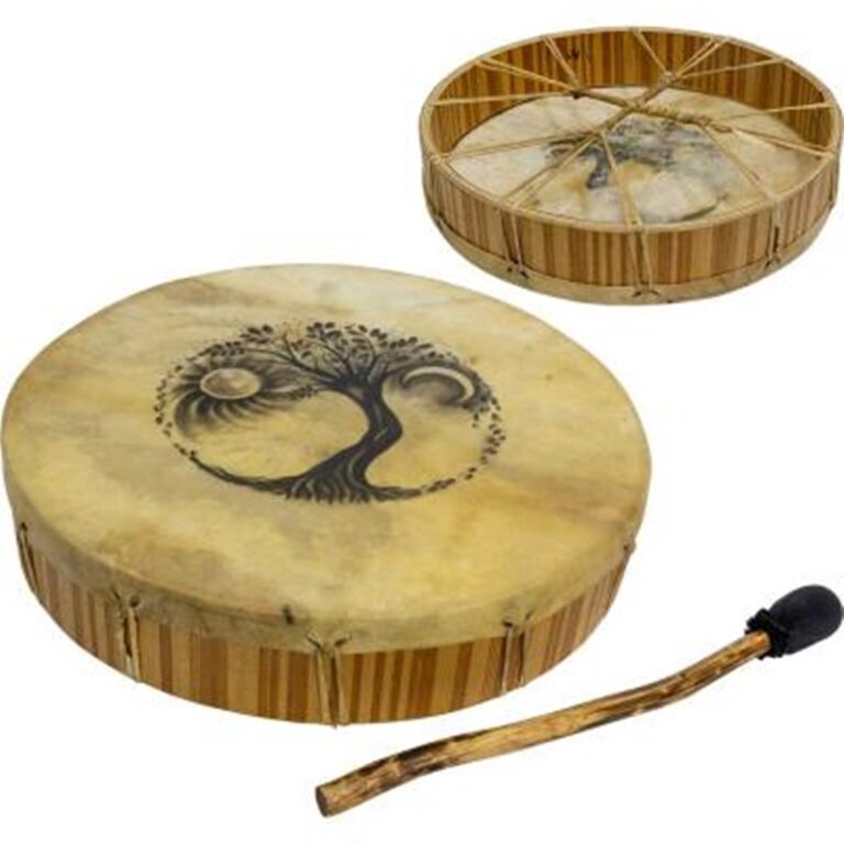 Tree of Life Ceremonial Tribal Frame Drum - The Zen Shop