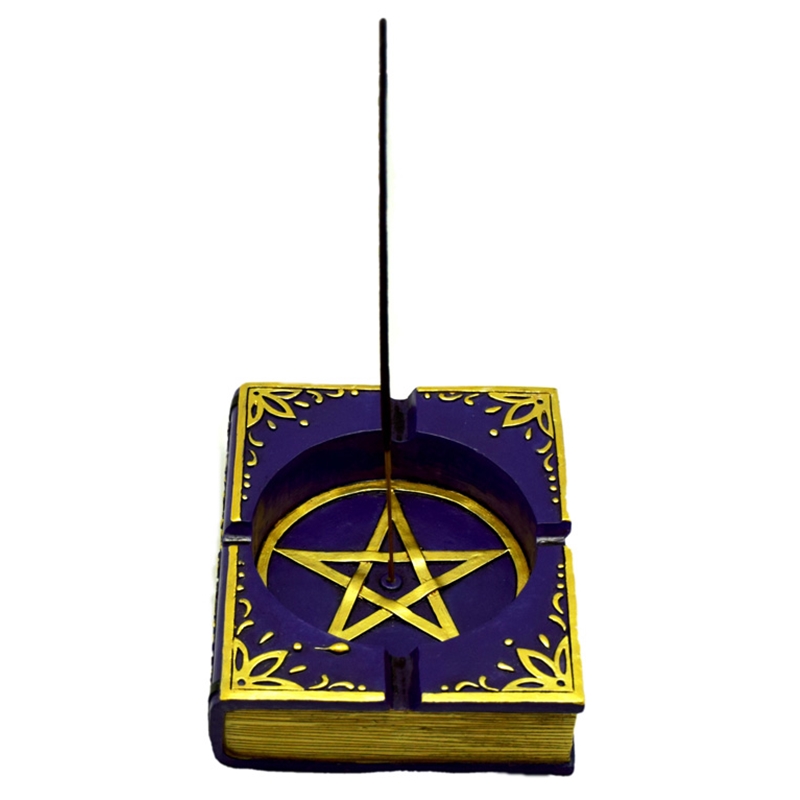 Book with Pentagram Incense Burner - The Zen Shop