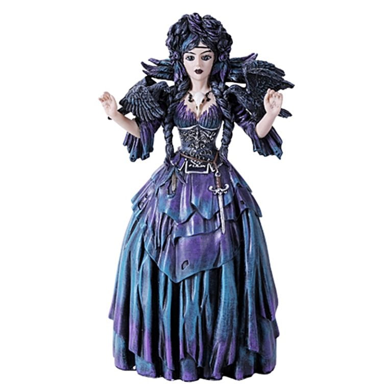 Morrigan Celtic Goddess Coloured Statue - The Zen Shop