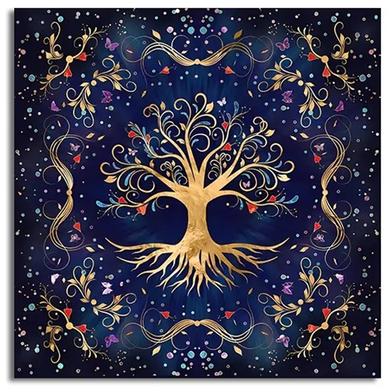 Tree of Life Mystical Tarot Cloth - The Zen Shop