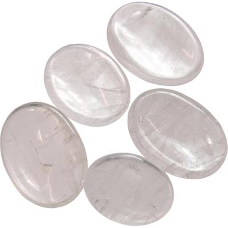 Clear Quartz Worry Stone - The Zen Shop
