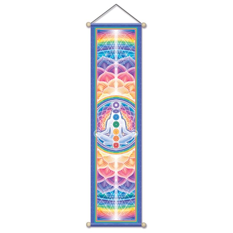 7 Chakras Banner Rectangle Large - The Zen Shop