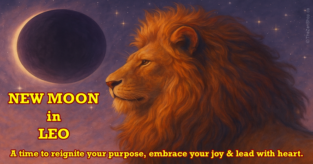 New Moon in Leo – Reignite Your Purpose | The Zen Shop
